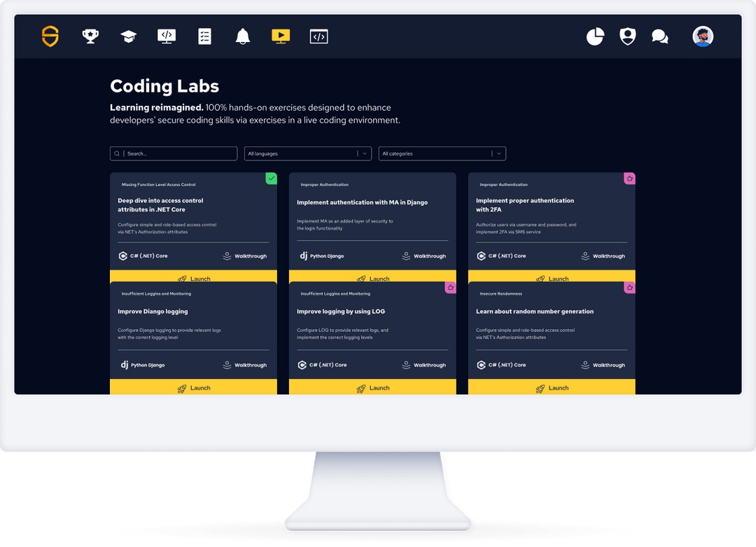 Hands on Coding Labs | Secure Code Warrior